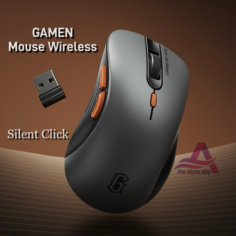 Jual GAMEN GM-200W Mouse Wireless Silent Click 3200 DPI No-Delay 4 ...