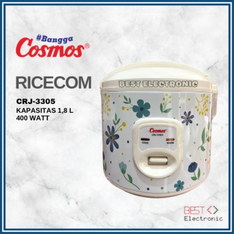 Jual RICE COOKER COSMOS CRJ 3305 CRJ3305 CRJ-3305 1,8 LITER MAGIC COM ...