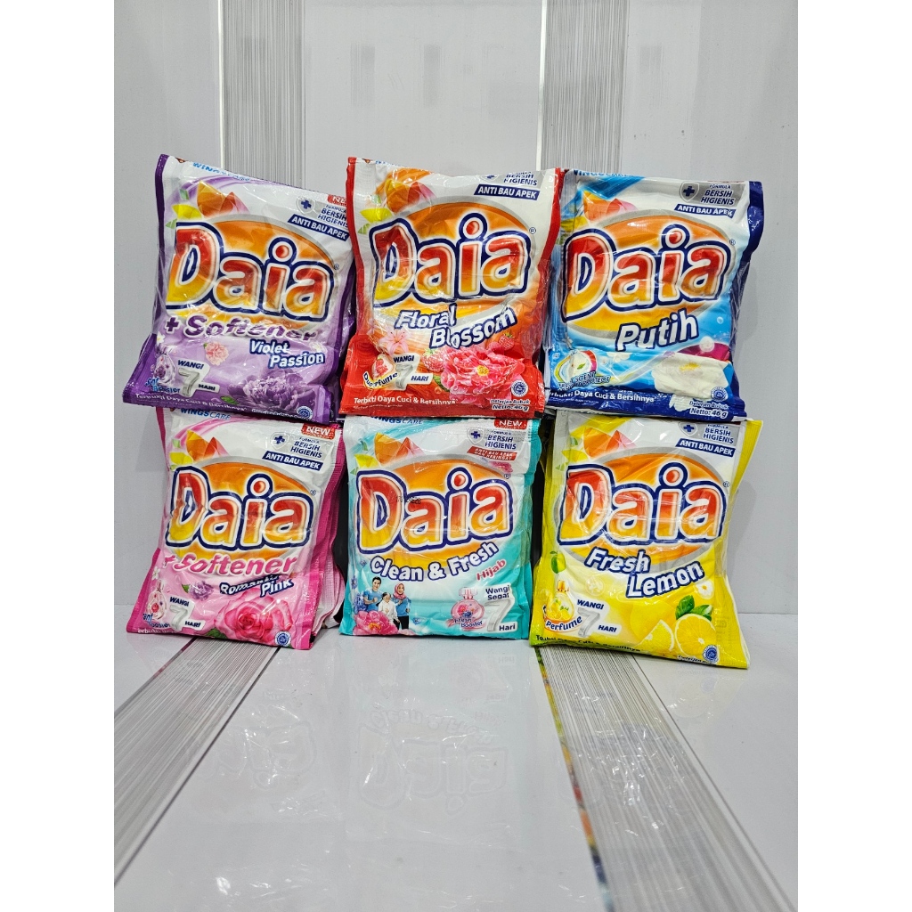 Jual Daia Detergent Sachet 46gx6pcs | Shopee Indonesia