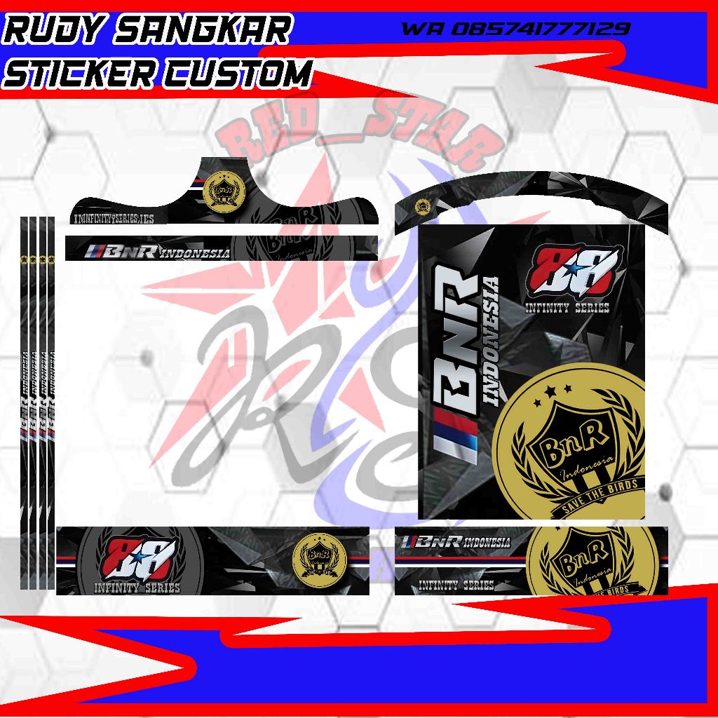 Jual STIKER DECAL BNR 88 STIKER DECAL SANGKAR BURUNG BNR | Shopee Indonesia