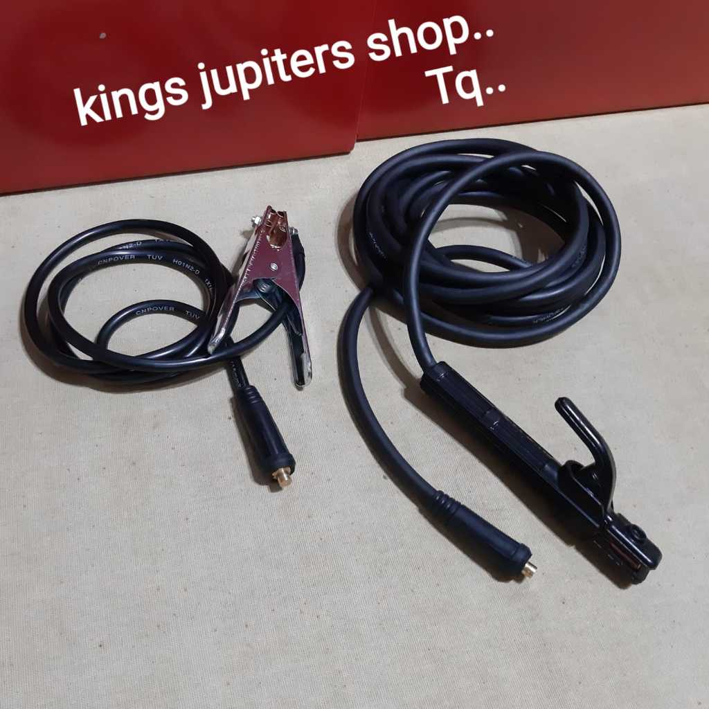 Jual AWET SET KABEL ORI TEMBAGA WELDING TANG LAS 200A MASA 300A ...