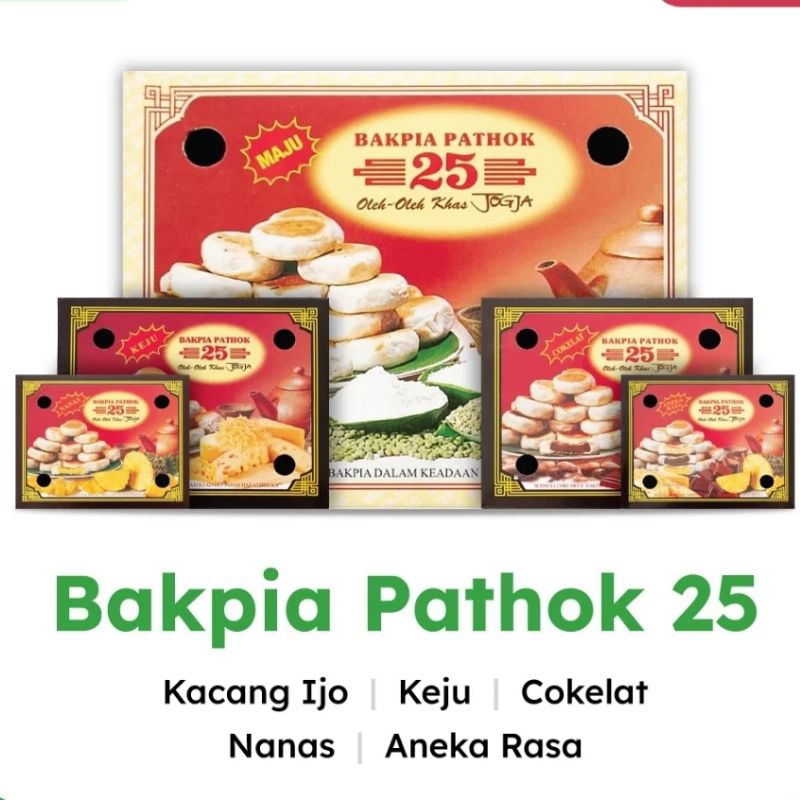 Jual Bakpia Pathok 25 Original Asli 100% | Shopee Indonesia