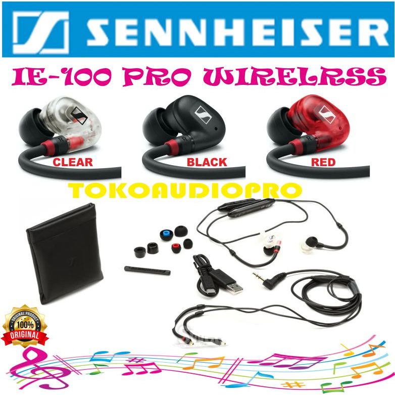 Jual Sennheiser IE100PRO Wireless In-Ear Monitor IE-100 Pro Wireless ...
