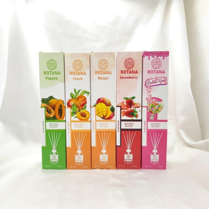 Jual PENGHARUM RUANGAN ROTANA AIR DIFFUSER AROMATERAPI STIK 110 ml ...