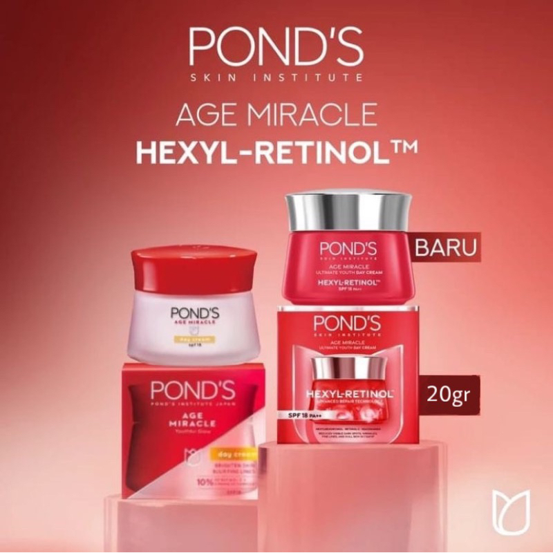Jual PONDS Age Miracle Day Cream 20g (Kemasan Baru) | Shopee Indonesia
