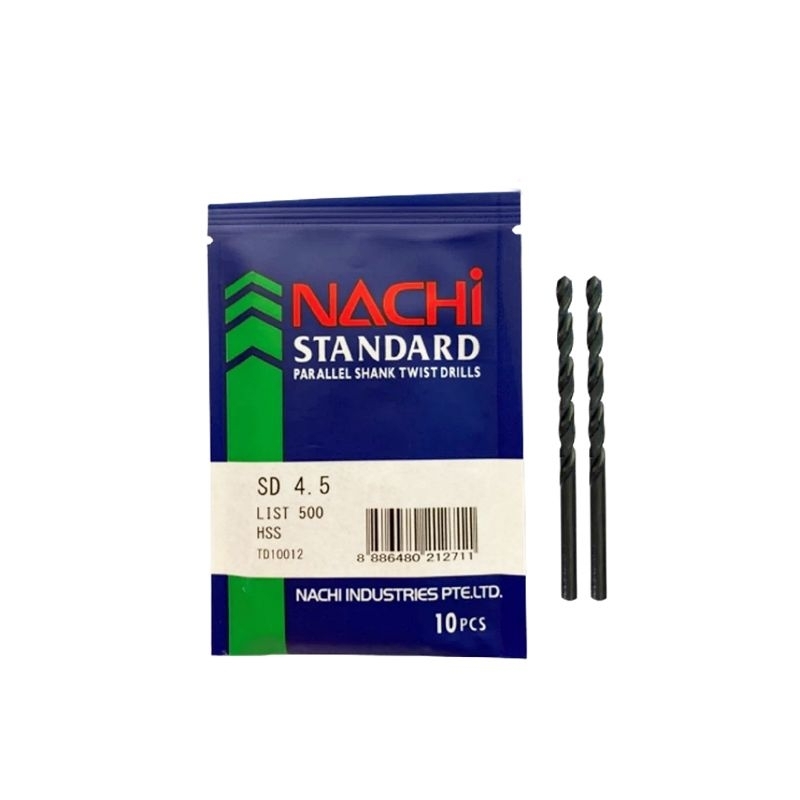 Jual Bor Drill Nachi 4.5MM HSS NACHI Mata Bor Besi 4.5 mm hss nachi ...