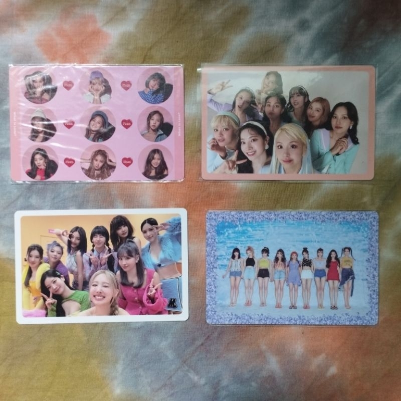 Jual photocard pob twice grup nayeon jeongyeon momo sana jihyo mina dahyun chaeyoung tzuyu ready ...