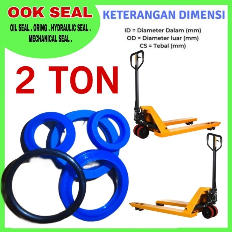 Jual SEAL HAND PALLET KRISBOW 2 TON 1 SET /HAND LIFT KRISBOW 2 TON ...