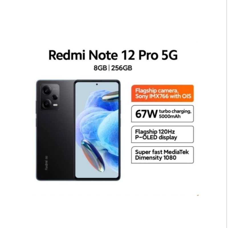 Jual HP XIAOMI REDMI NOTE 12 PRO 5G 8/256 GB - XIOMI MI NOT 12 PRO 5G ...