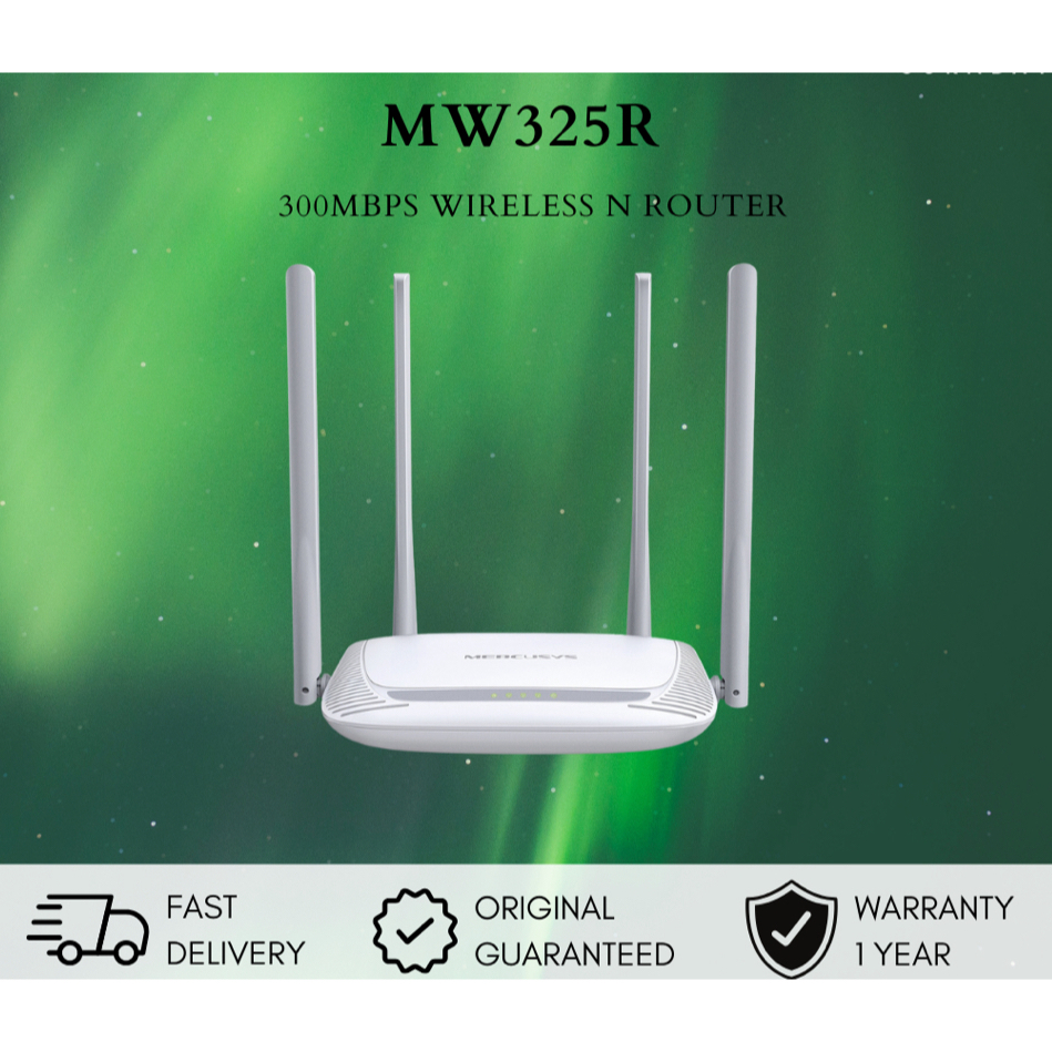 Jual MERCUSYS MW325R 300Mbps Enhanced Wireless N Router | Shopee Indonesia