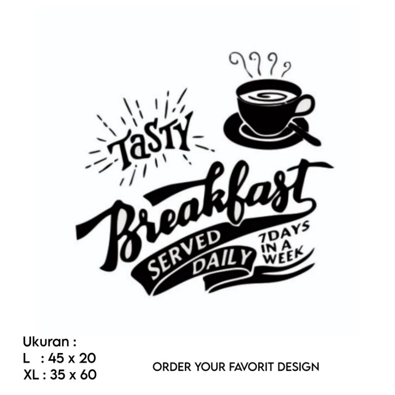 Jual Sticker Printcut Transparan Dinding Quotes / Sticker Dinding ...