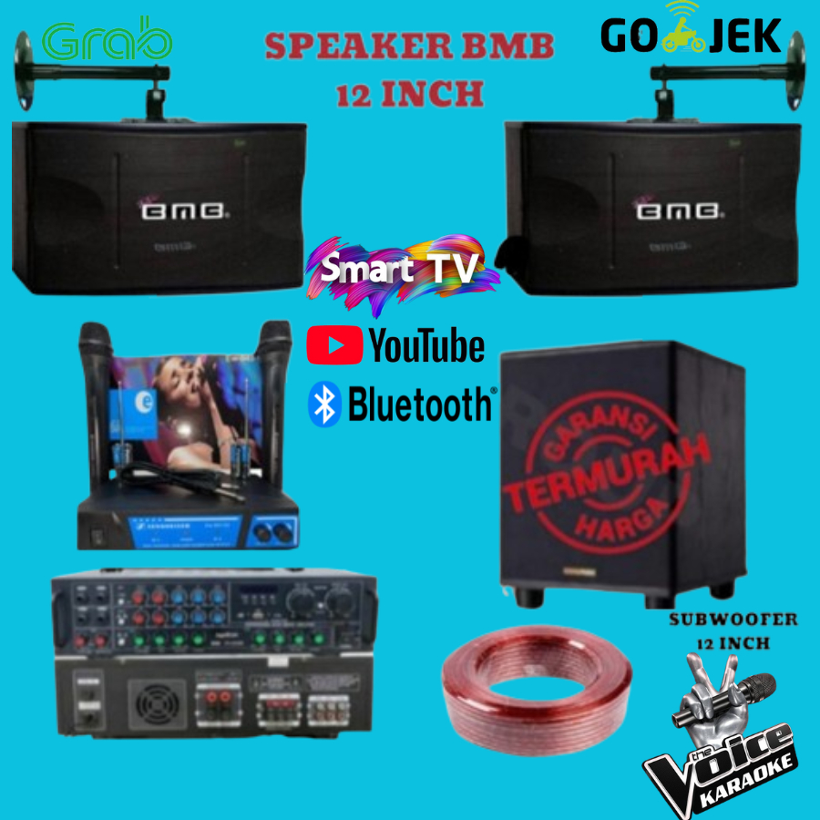 Jual PAKET SOUND KARAOKE BMB 12 INCH PLUS SUBWOOFER 12 INCH PLUS ...