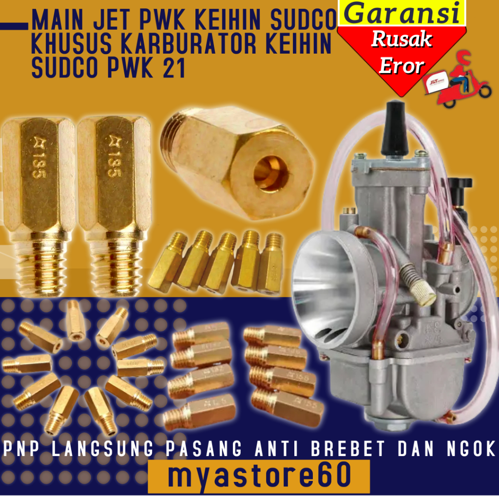 Jual MJ Main Jet Mainjet Spuyer Sepuyer Mainjet Karburator Karbu Carburator Carbu PWK 21 Keihin ...