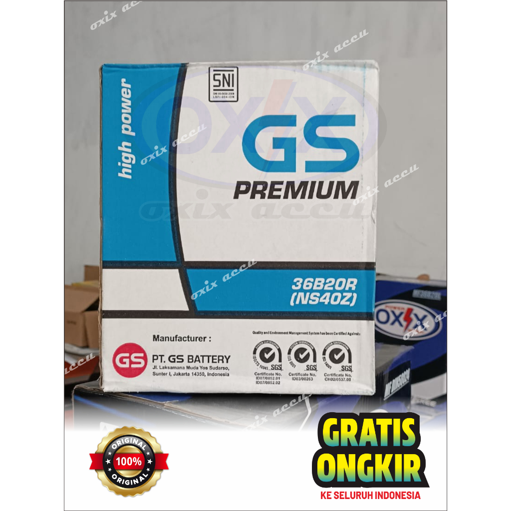 Jual GS ASTRA Premium NS40Z / NS40ZL ORIGINAL | Shopee Indonesia