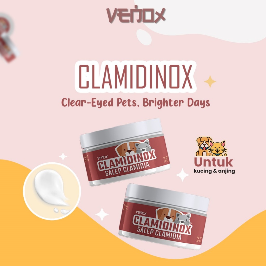 Jual CLAMIDINOX - Venox Salep Obat Clamidia Mata Kucing Anjing Anti ...
