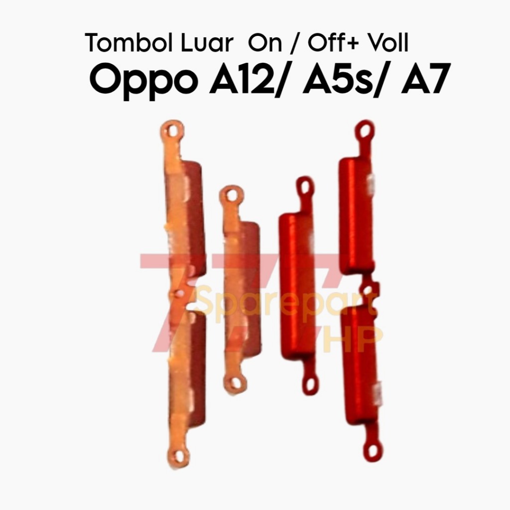 Jual Tombol Luar 1 set Power On Off Volume OP A12 / A5S / A7 / CPH2083 / CPH2077 / CPH1909 ...
