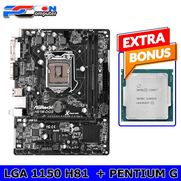Jual Mainboard Motherboard Mobo H81 Soket LGA 1150 DDR3 | Shopee Indonesia