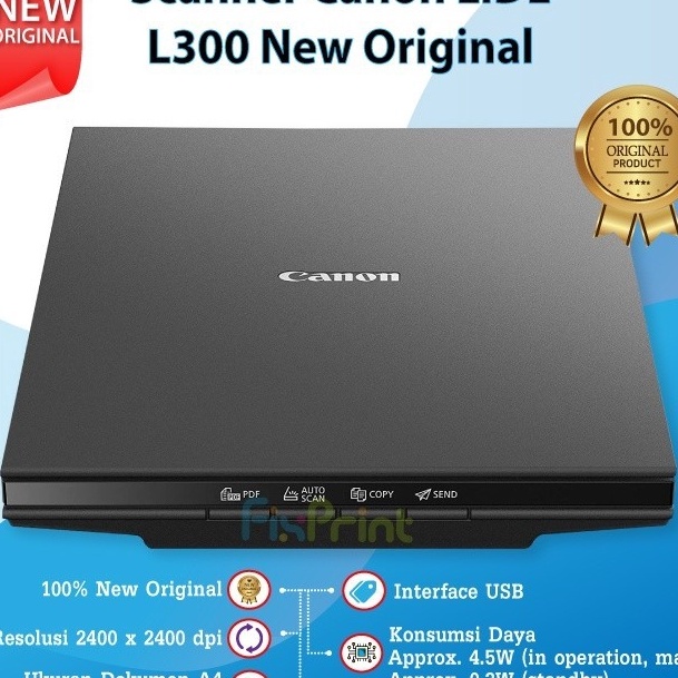 Jual Sambut Waktu Belanja Terbaik CanoScan LiDE L3 Scan Lide 3 A4 ...