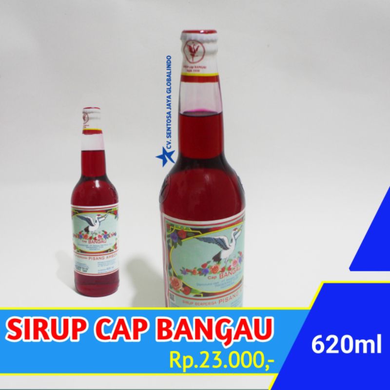 Jual Sirup Cap Bangau | Sirup Berperisa Pisang Ambon 620ml | Shopee ...