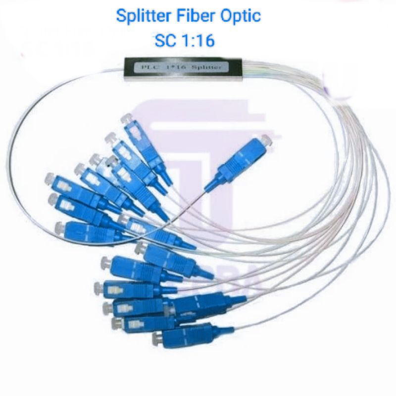 Jual Fiber Optic Passive Splitter SC-UPC 1:4 1:8 1:16 FTTH PLC Splitter ...