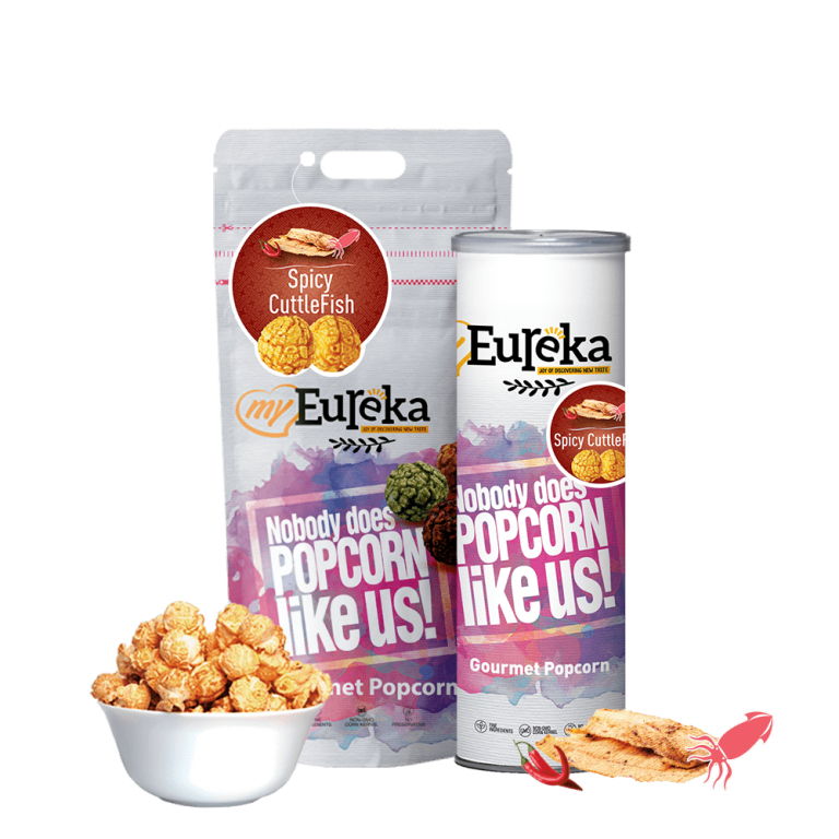 Jual Eureka Popcorn Spicy Cuttlefish Flavour | Shopee Indonesia