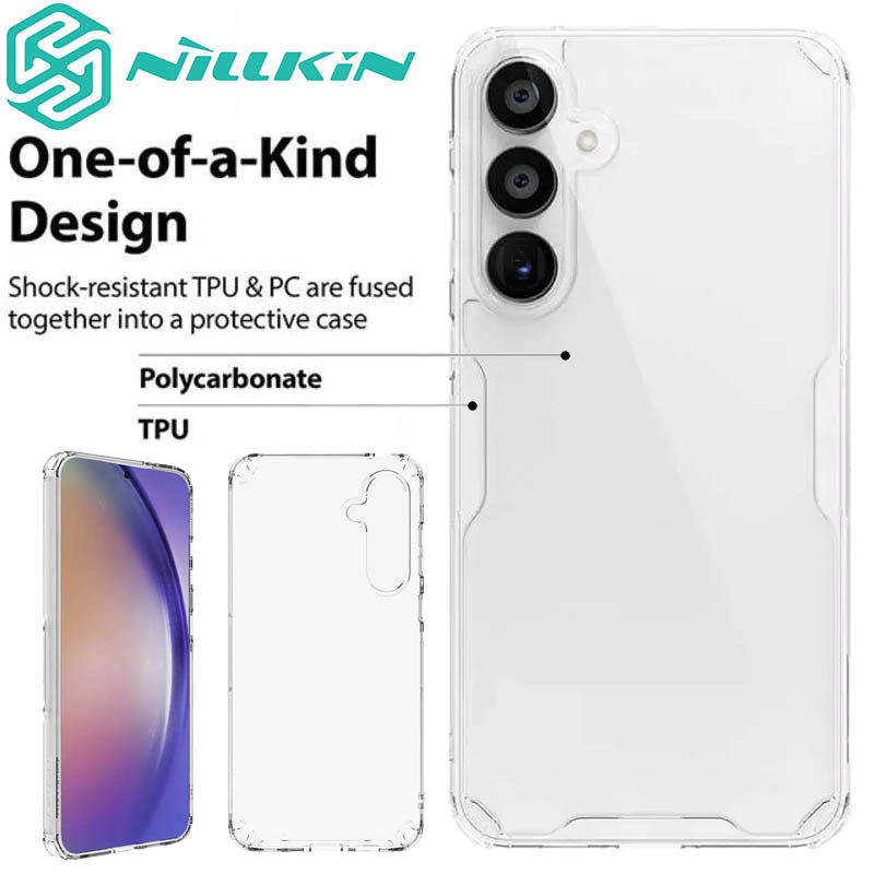 Jual Nillkin Nature Pro Case Samsung Galaxy A55 5G - Acrylic Clear ...