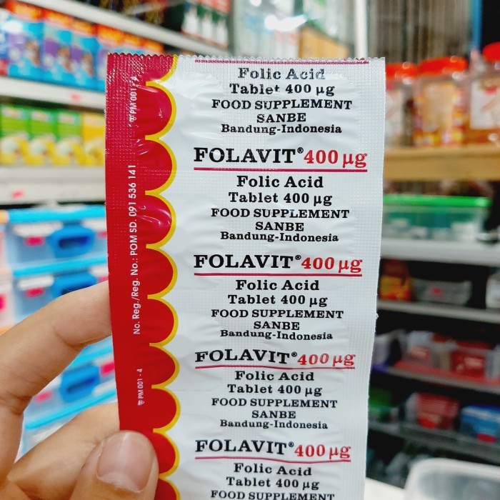 Jual Folavit 400 mcg Strip 10 Tablet | Shopee Indonesia