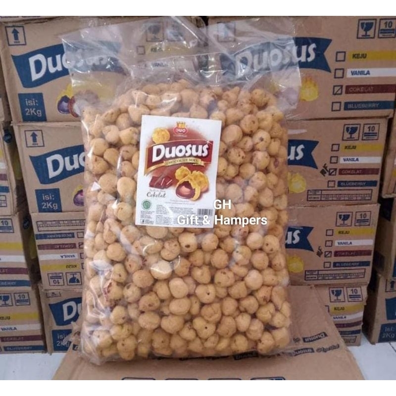 Jual KUE SUS COKLAT 1 KG DUOSUS DUO SOES 1 KG PRODUKSI TERBARU EXP NOV ...