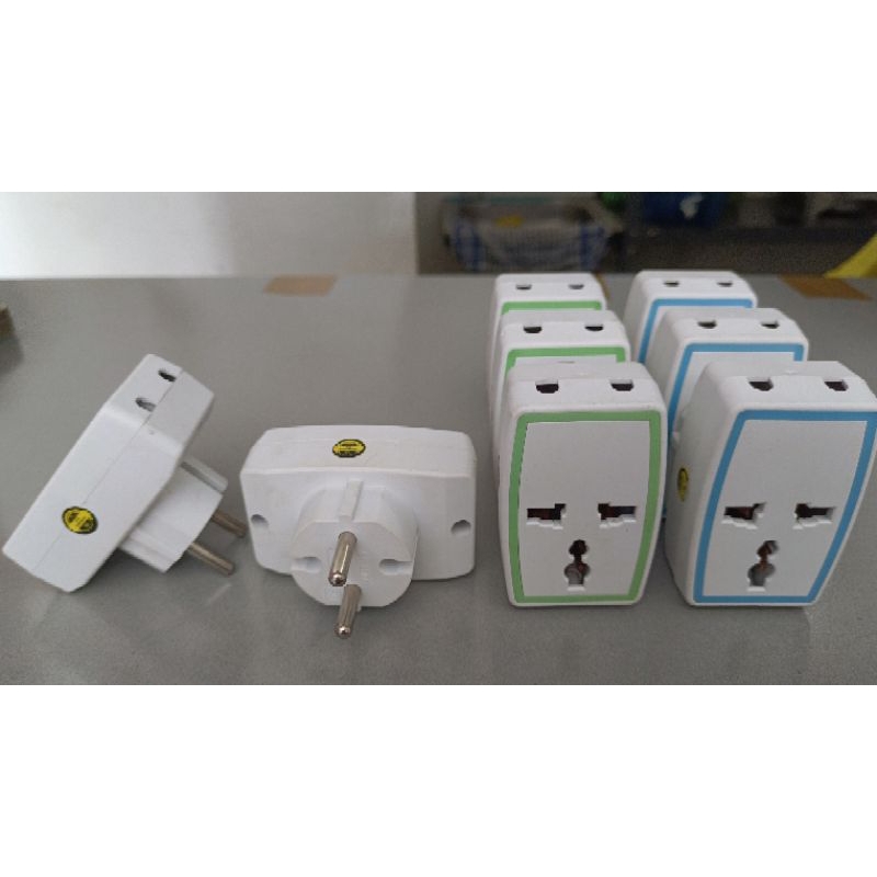 Jual Steker T Multi Lumment - 6A 250v - colokan listrik 3 lubang ...