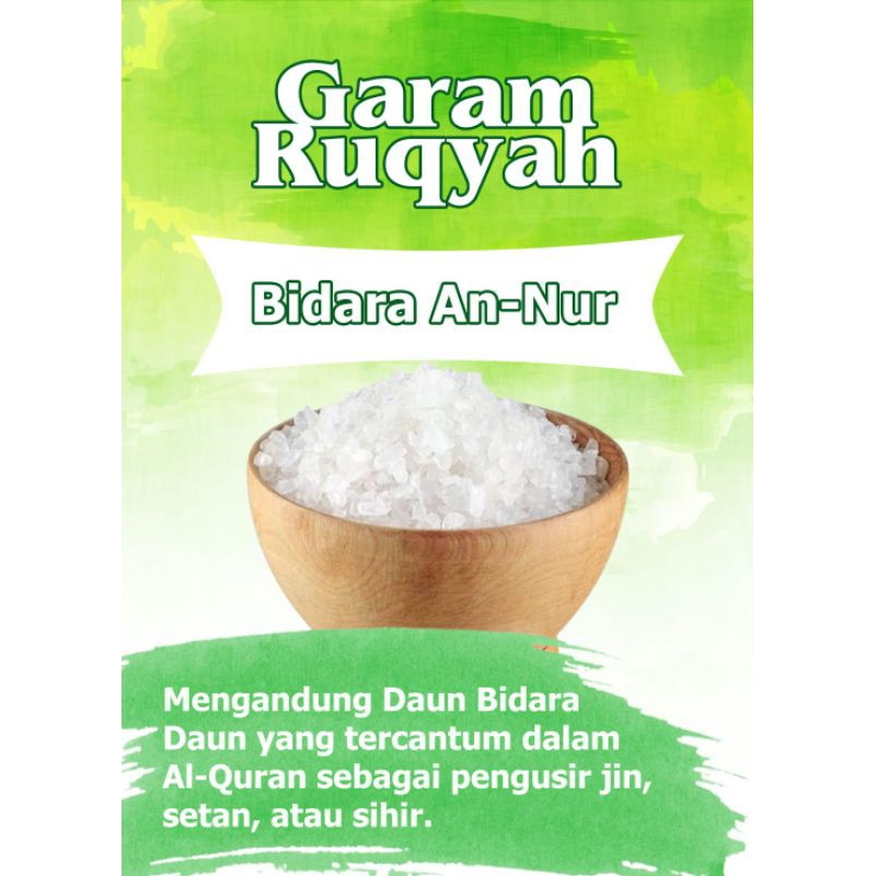 Jual garam an nur garam kasar extra daun Bidara garam ruqyah pagar gaib ...