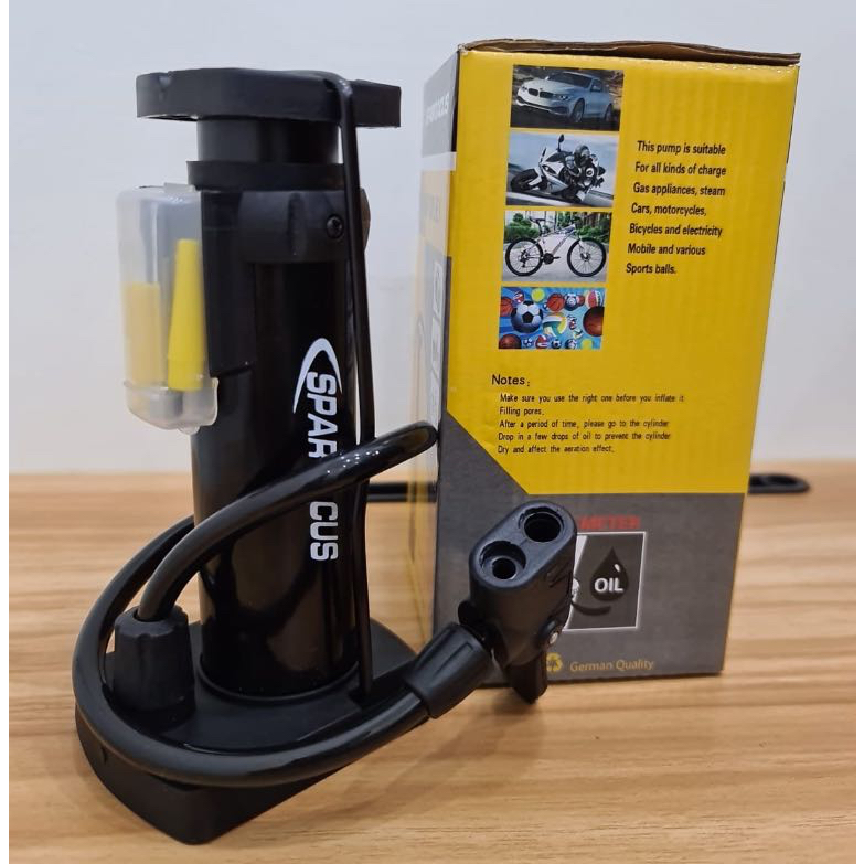 Jual pompa injak mini pump pompa sepeda portable pompa sepeda motor ...