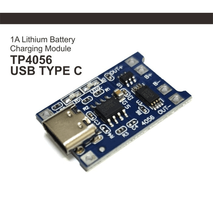 Jual TP4056 USB C 1A Lithium Charging Module with Charge Protection ...