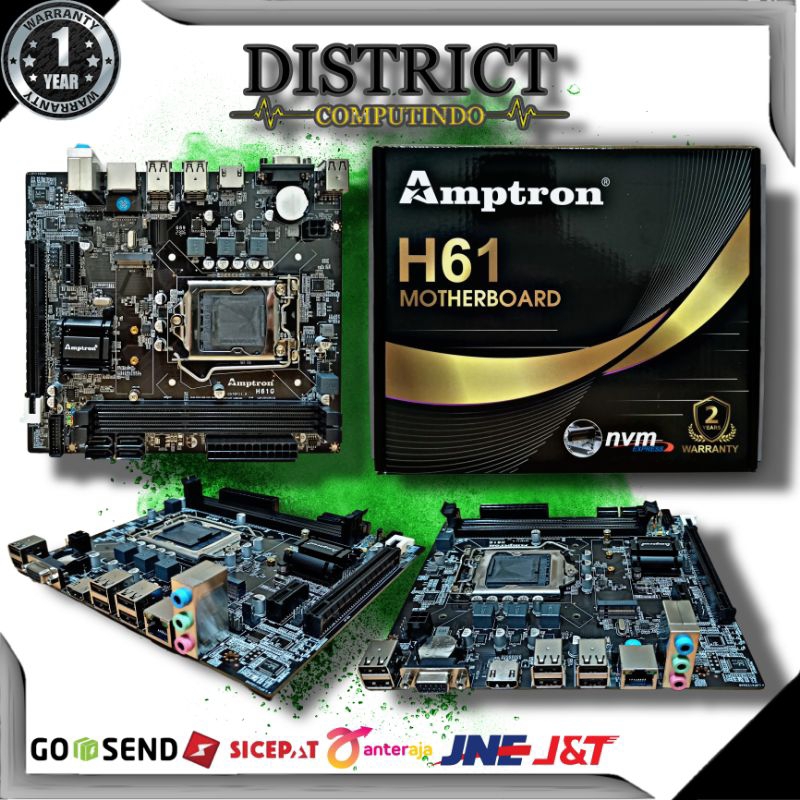 Jual Motherboard H61 Amptron Socket LGA 1155 | Shopee Indonesia