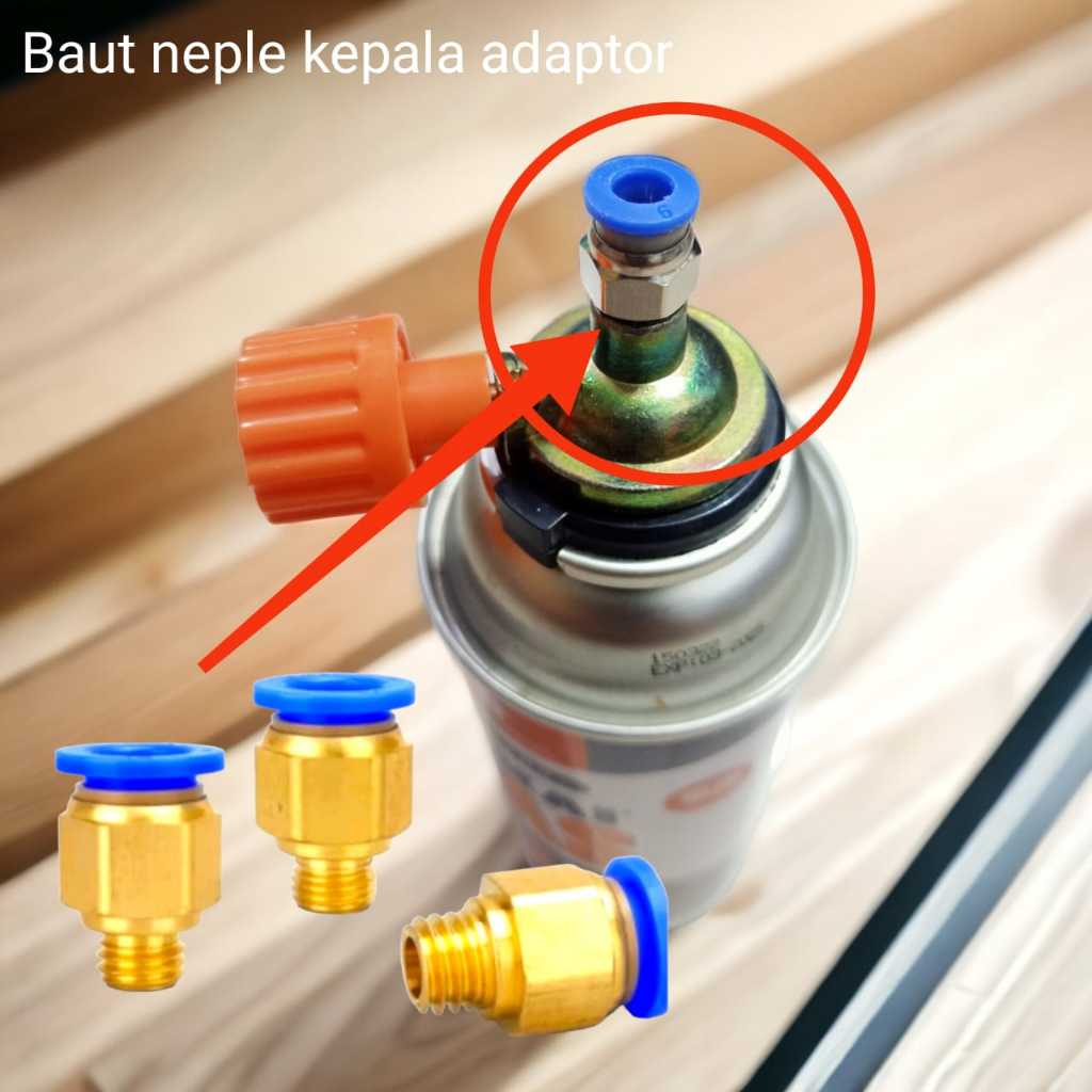 Jual [ COD ] Spart Part Baut Alat Refil Gas Portable Baud Selang 6 mm ...