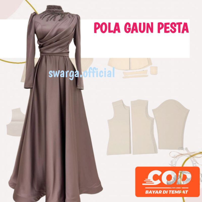 Jual POLA GAUN PESTA RAMADHAN LEBARAN MACAM MACAM MODEL | Shopee Indonesia