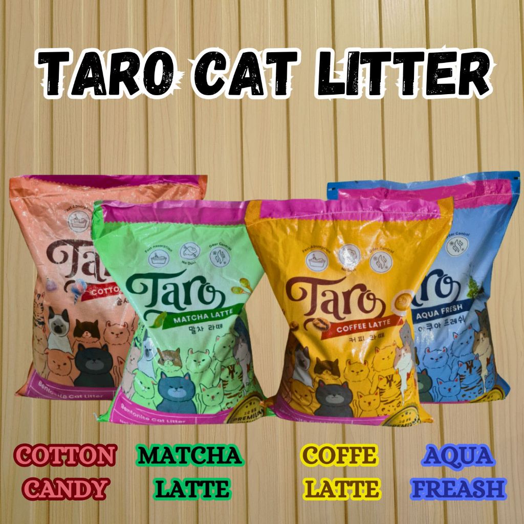 Jual Taro Cat Litter 25 Liter Taro Pasir Gumpal Wangi 25 Liter | Shopee ...
