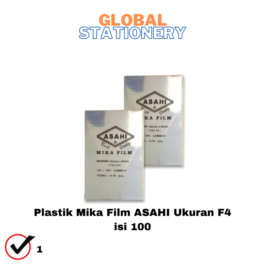 Jual Plastik Mika Asahi Mika Jilid isi 100 Lembar Ukuran F4 | Shopee Indonesia