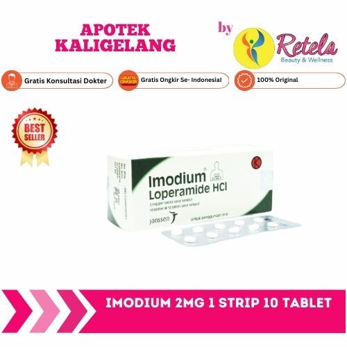 Jual IMODIUM 2MG 1 STRIP 10 TABLET/OBAT DIARE | Shopee Indonesia
