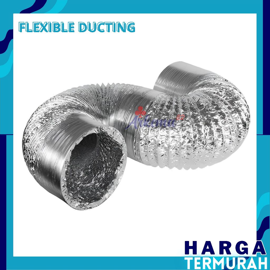 Jual TERMURAH FLEXIBLE DUCTING PER DUS (10METER) 4" - 6" - 8" - 10 ...