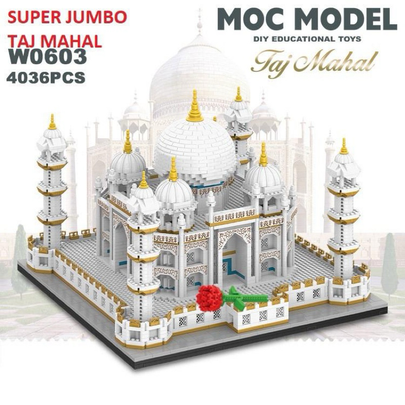 Jual Bangunan Taj Mahal Lego Building / 4036pcs Super Jumbo Lego bricks ...