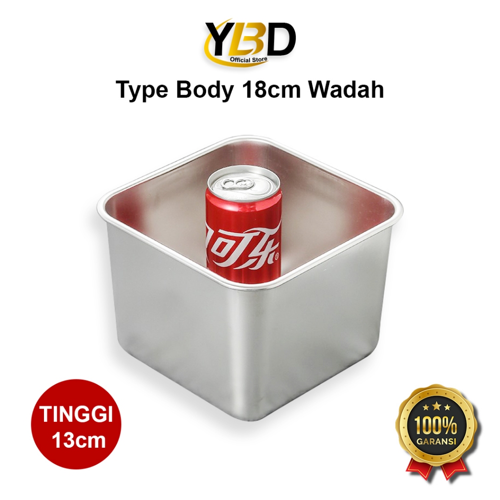 Jual Food Storage Box wadah Stainless ( 12cm/14cm/16cm/18cm ) / wadah ...