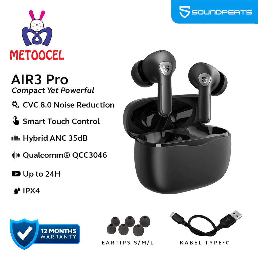 Jual SoundPEATS Air 3 Pro Wireless Earbuds Headset Bluetooth TWS ...