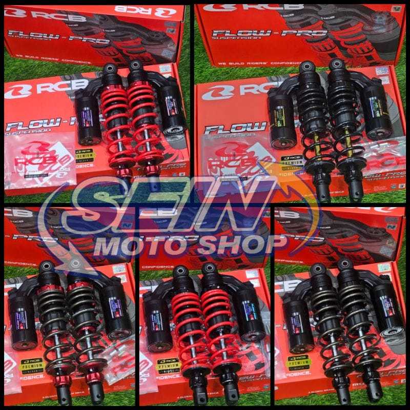 Jual Shock RCB Flow Pro 365 mm Double Click Pcx 150 160 Adv 150 160 ...