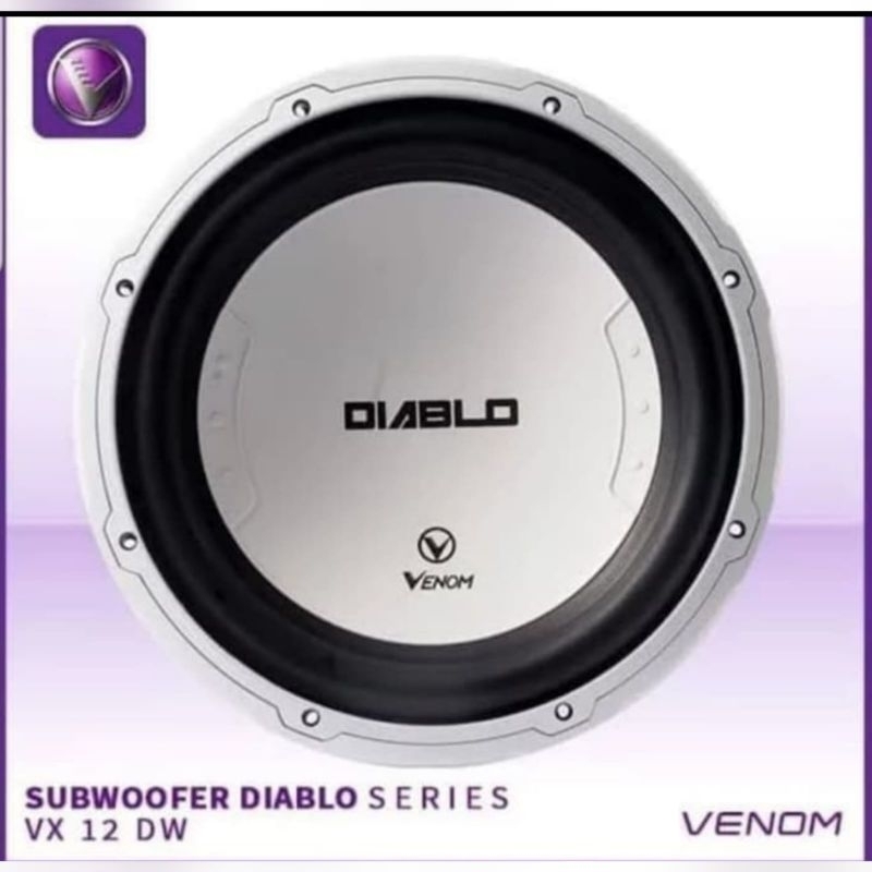 Jual Subwoofer mobil 12 Inch venom diablo vx 12 dw original | Shopee ...