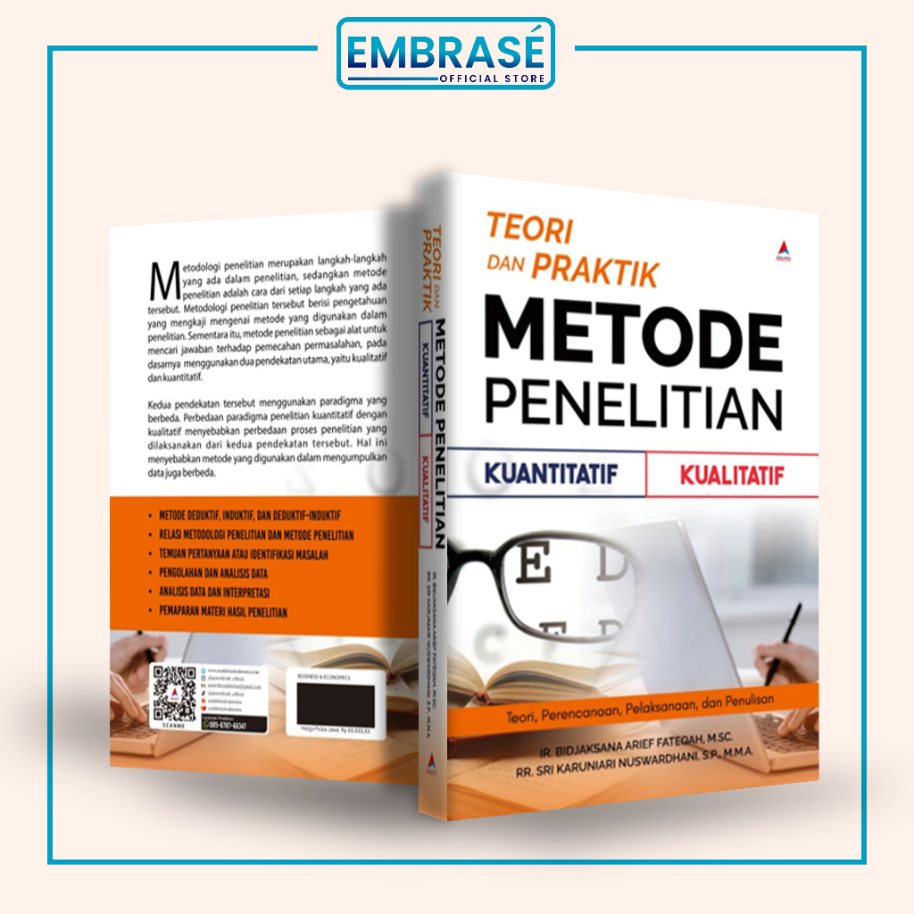 Jual Buku Teori dan Praktik Metode Penelitian -Embrase | Shopee Indonesia