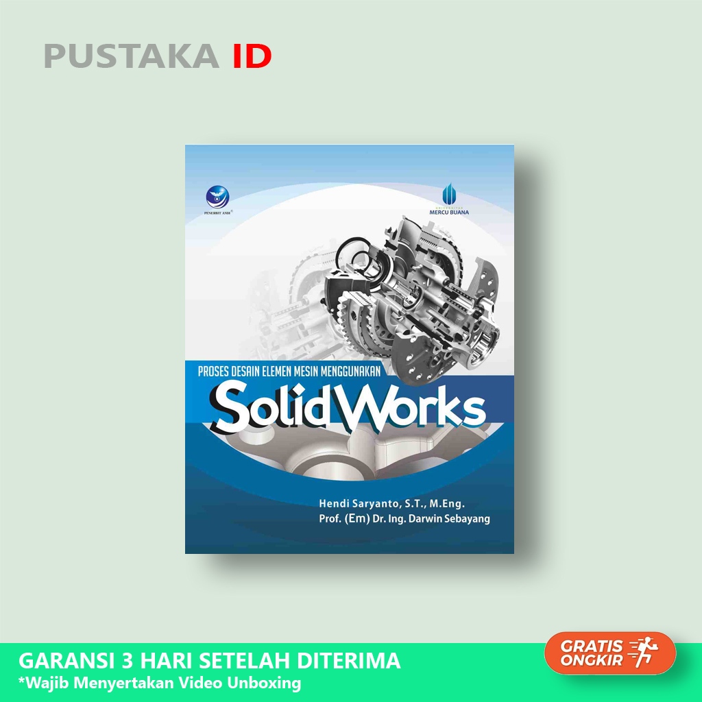Jual Buku Proses Desain Elemen Mesin Menggunakan SolidWorks - Original ...