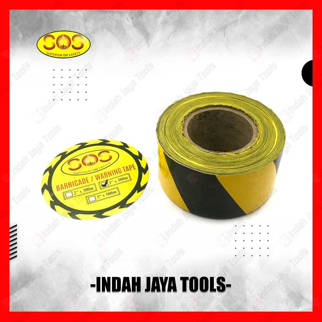 Jual Police Line Garis Polisi Barricade 3 Inch x 300 Meter | Shopee ...