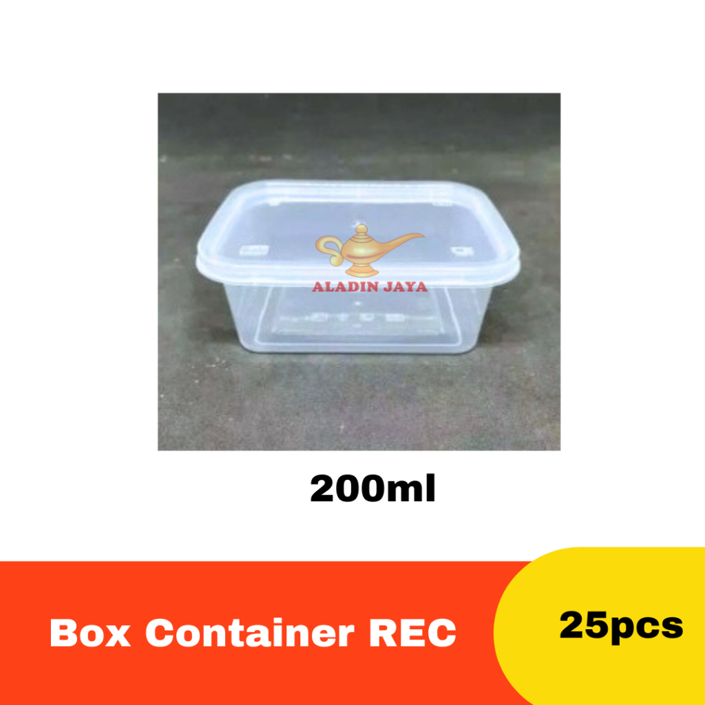 Jual Box Container REC 200ml (25pcs) | Shopee Indonesia