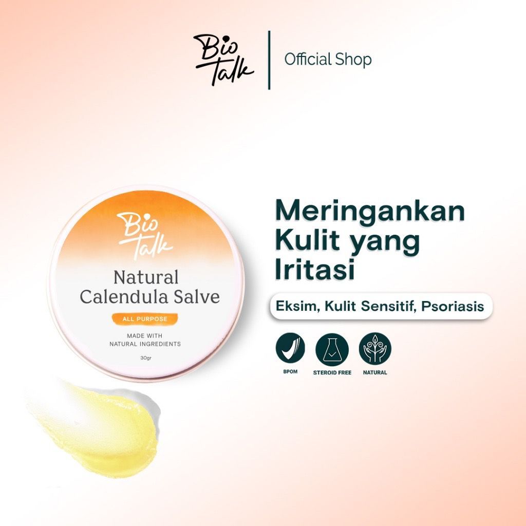Jual Bio Talk BPOM Calendula Salve for eczema and dry skin Biotalk No ...