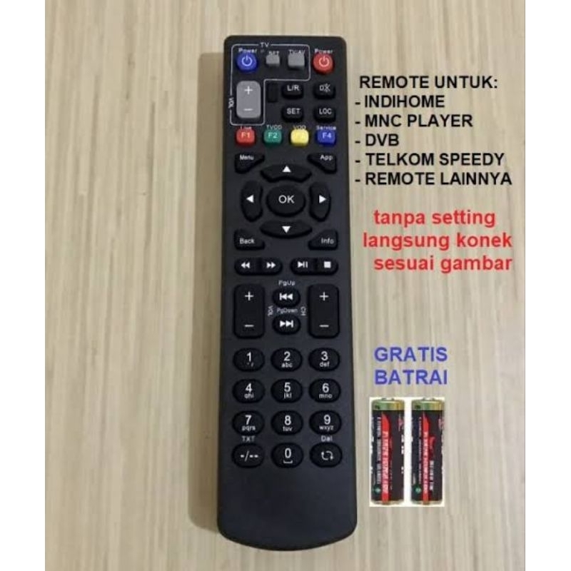 Jual Remote Receiver STB Indihome Speedy TV ZTE ZXV10 B860H | Shopee Indonesia